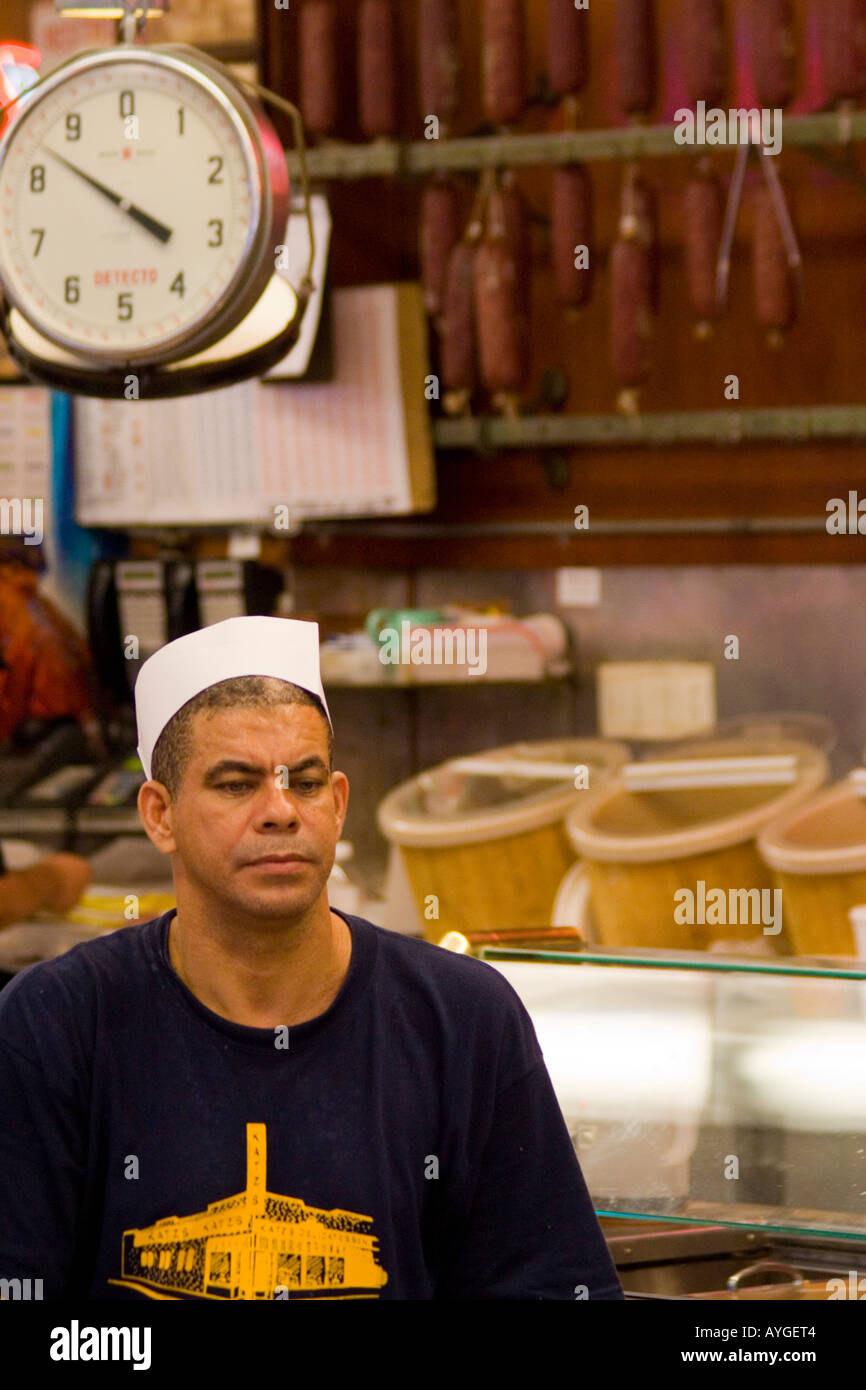 Deli city worker hi-res stock photography and images - Alamy