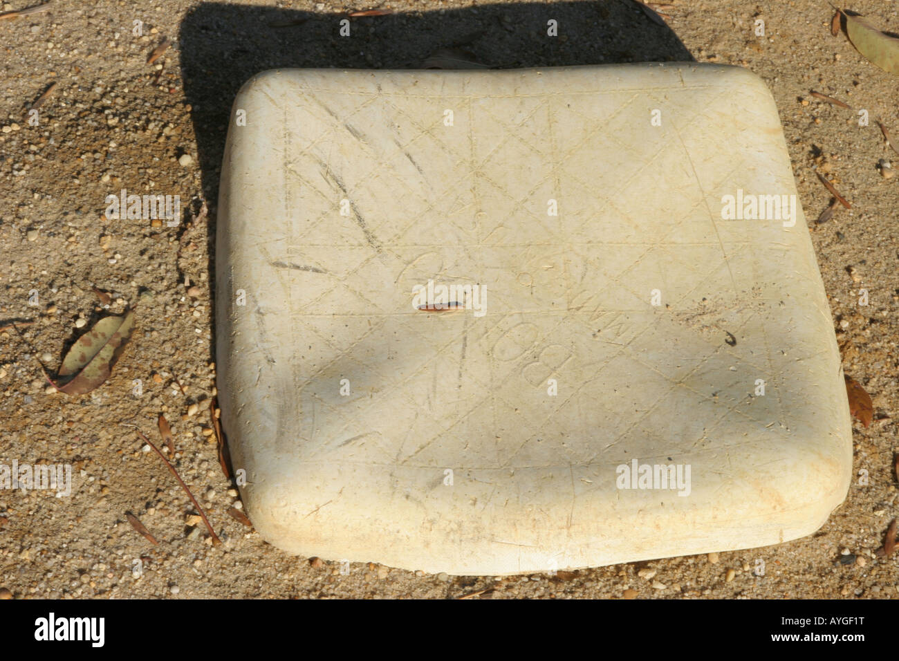 baseball field base Stock Photo - Alamy