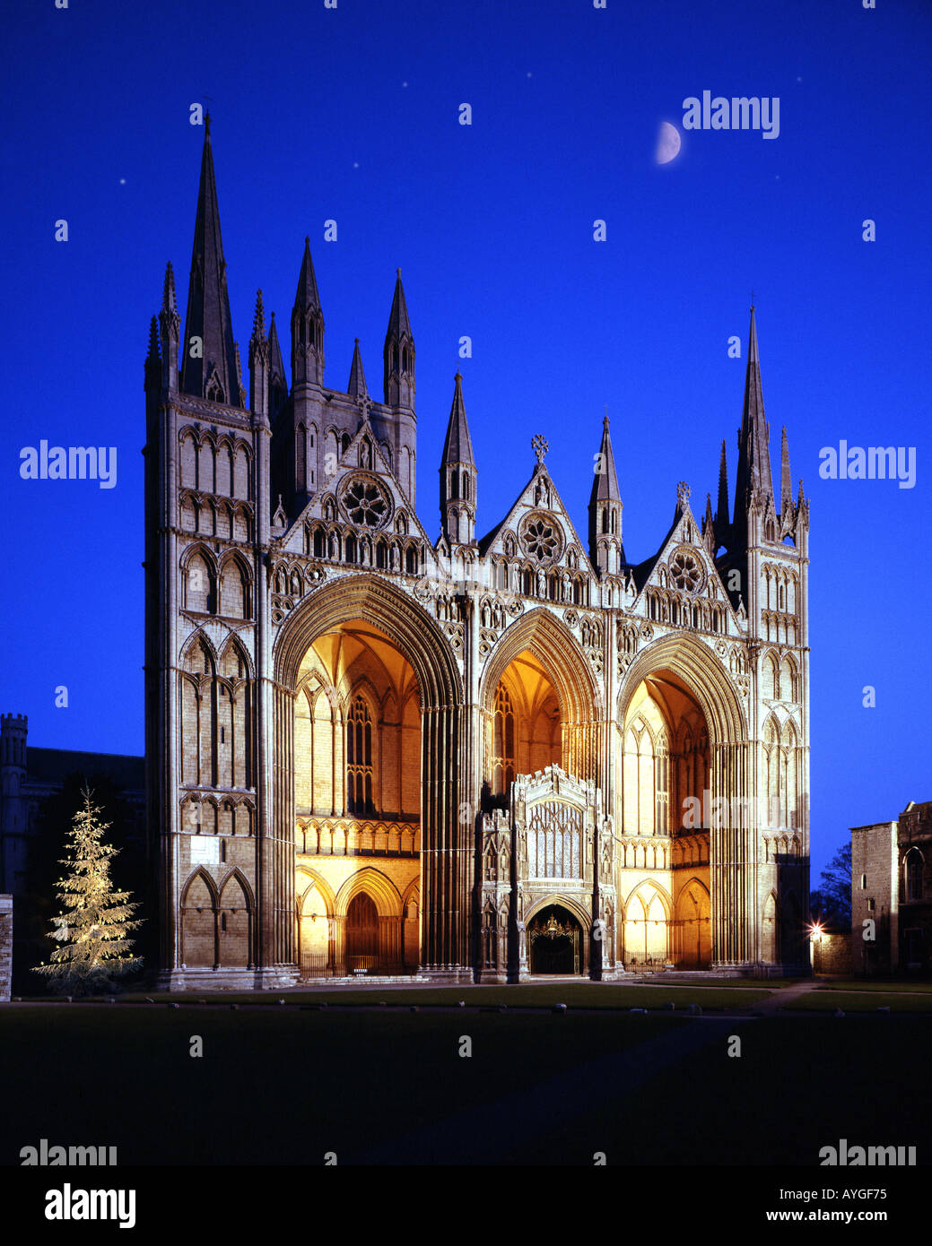 GB - CAMBRIDGESHIRE: Peterborough Cathedral Stock Photo - Alamy