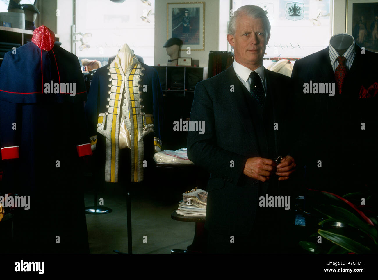 Michael Skinner owner of Deges Mens Attire and military uniforms ...