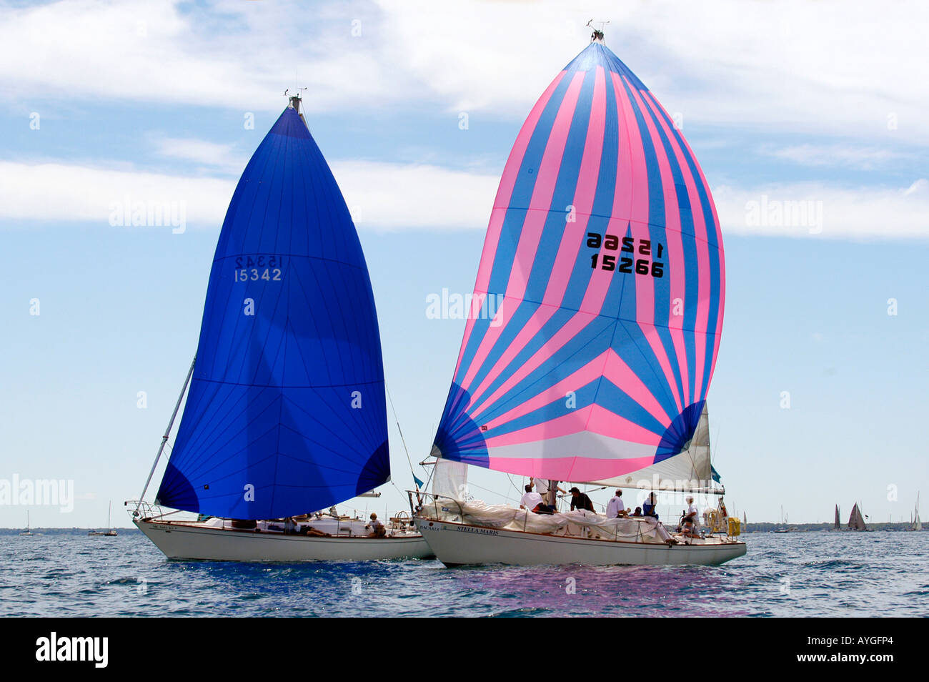 Port Huron to Mackinaw Island Michigan MI annual sailboat race on Lake ...