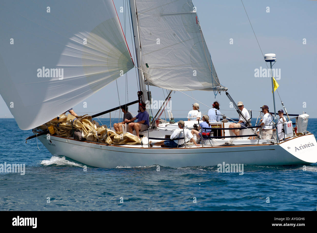 Port Huron to Mackinaw Island Michigan MI annual sailboat race on Lake ...