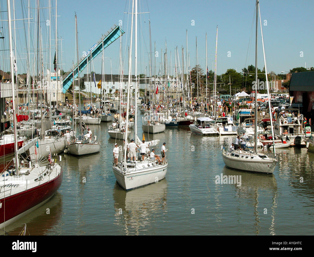Blue Water International Festival boat racing night festivities Stock ...