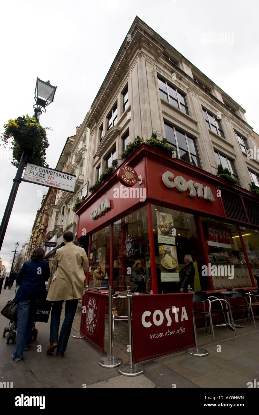 Costa coffee outlet central London, UK Stock Photo - Alamy