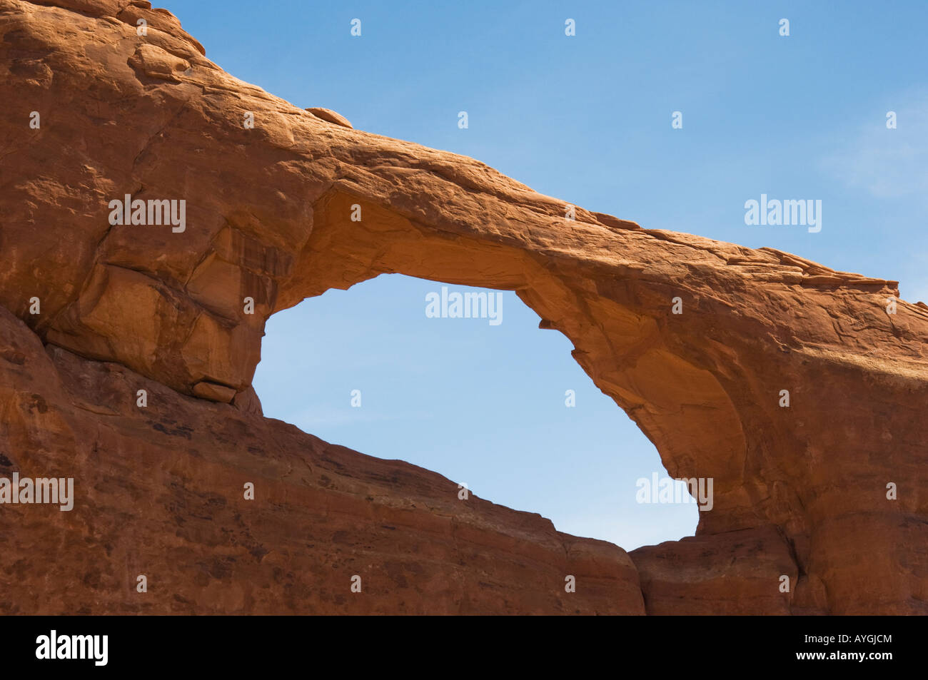 View from Skyline Arch Stock Photo - Alamy