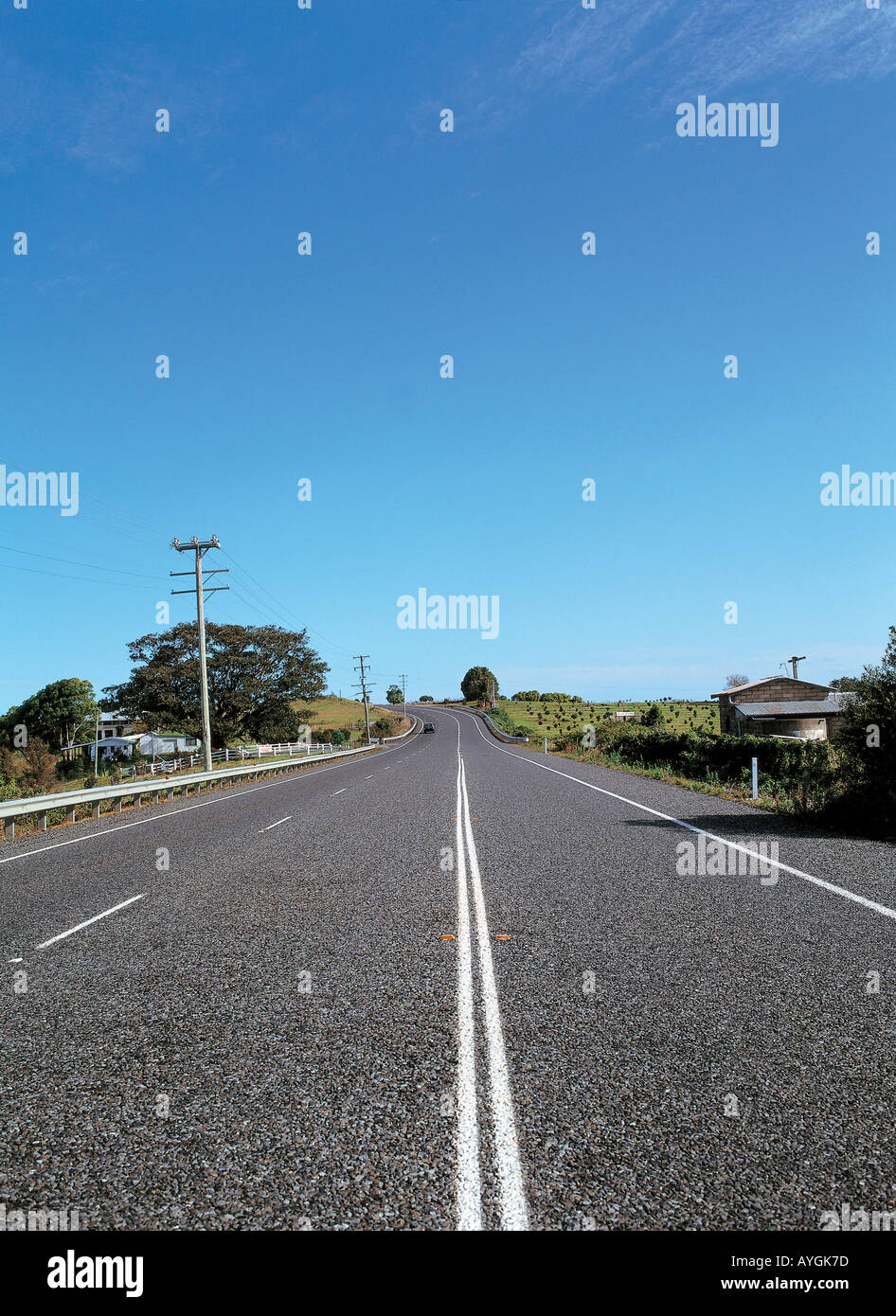 House and Road Stock Photo - Alamy