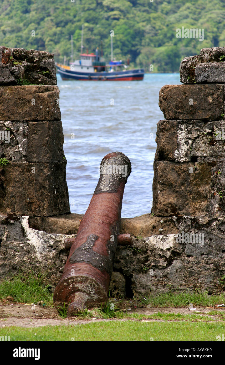 San Jeronimo fortress at Portobelo Colon Province Panama Stock Photo ...