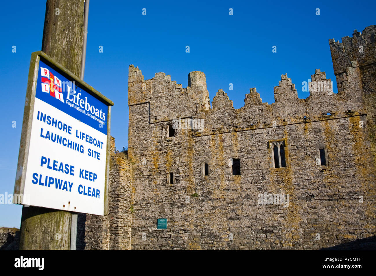 Slade Castle Hook Head County Wexford Ireland Stock Photo - Alamy