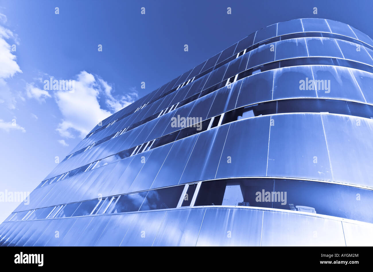 Office building from below Stock Photo - Alamy