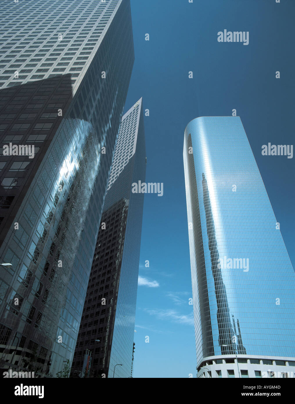 Skyscrapers from Bottom Stock Photo - Alamy