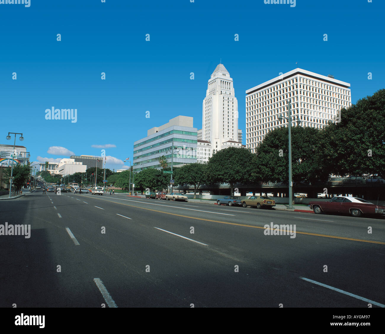 Building with Street Stock Photo - Alamy