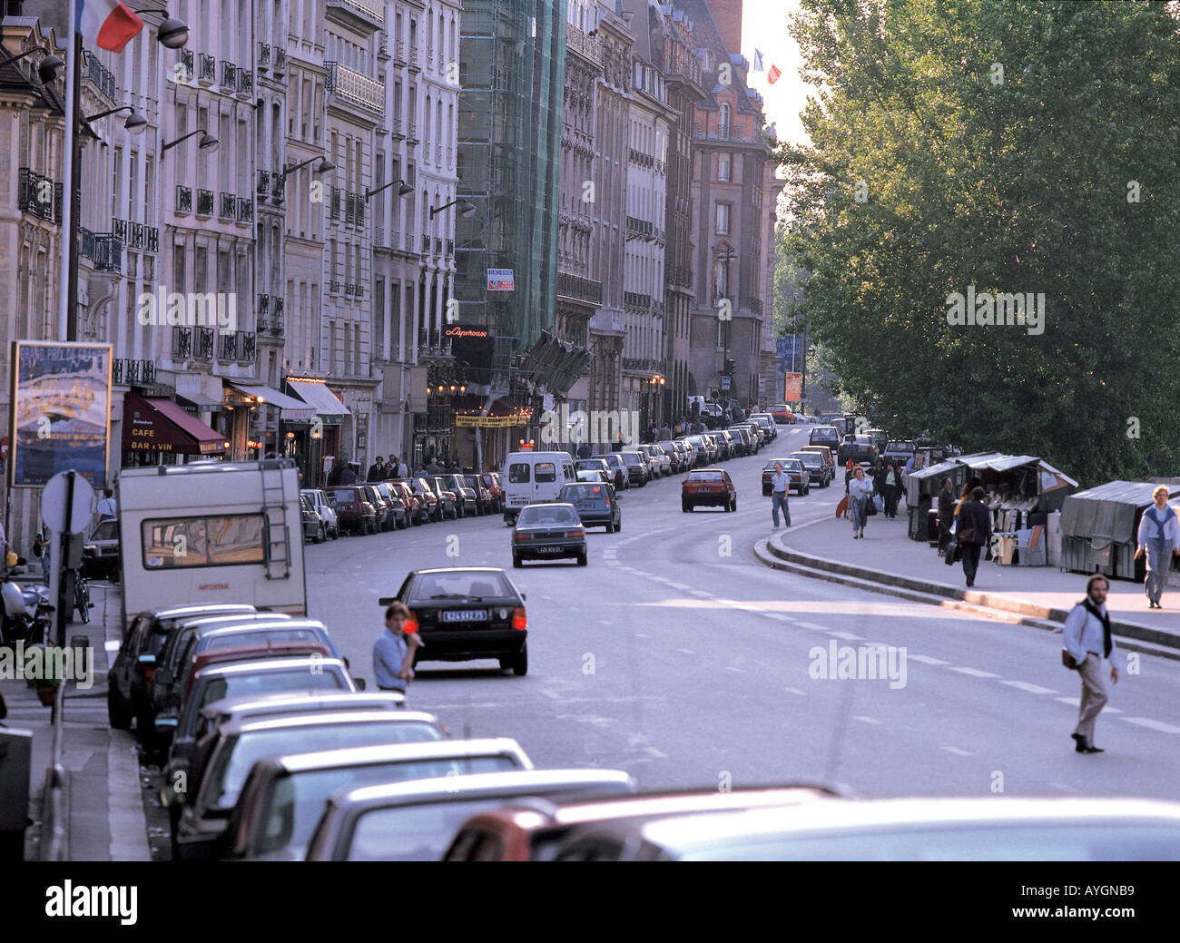 Cars in Street Stock Photo - Alamy