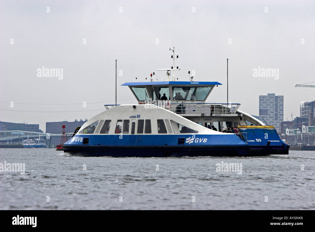 Drive on drive off ferry Amsterdam The Netherlands Stock Photo - Alamy