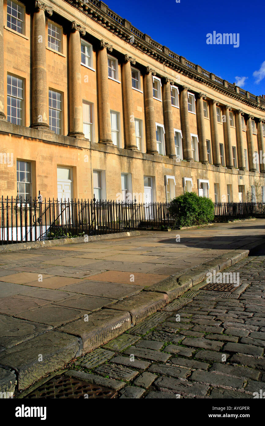 Regency architecture in royal crescent hi-res stock photography and ...