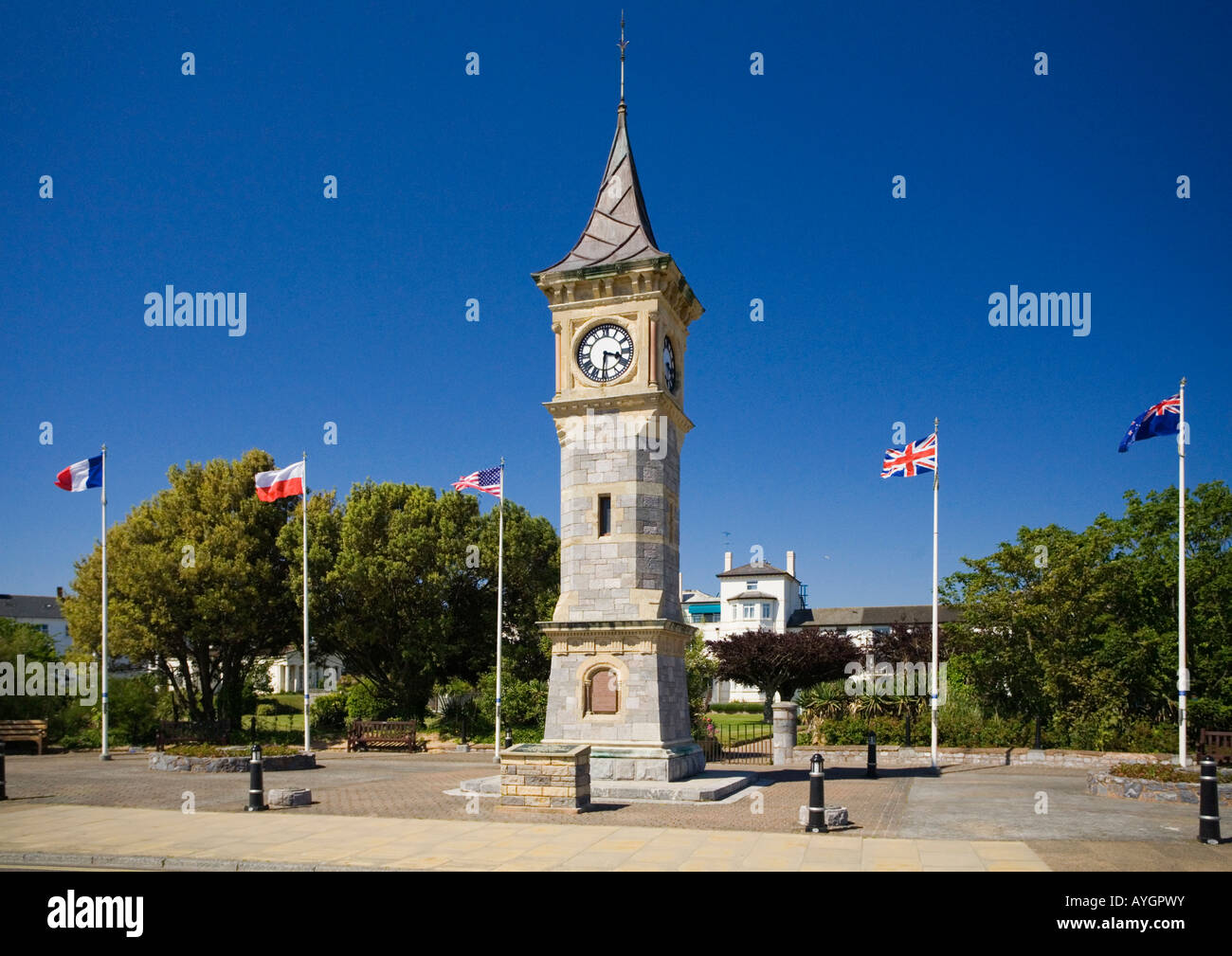 Clock tower on the seafront hi-res stock photography and images - Alamy