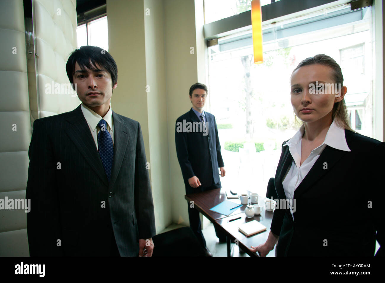 Business meeting, portrait Stock Photo - Alamy