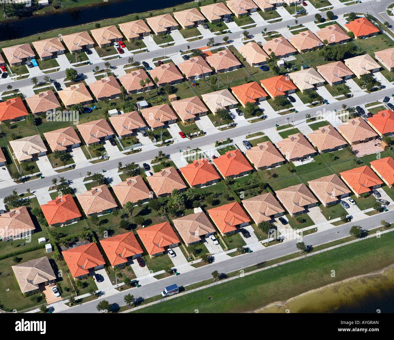 Aerial view housing hi-res stock photography and images - Alamy