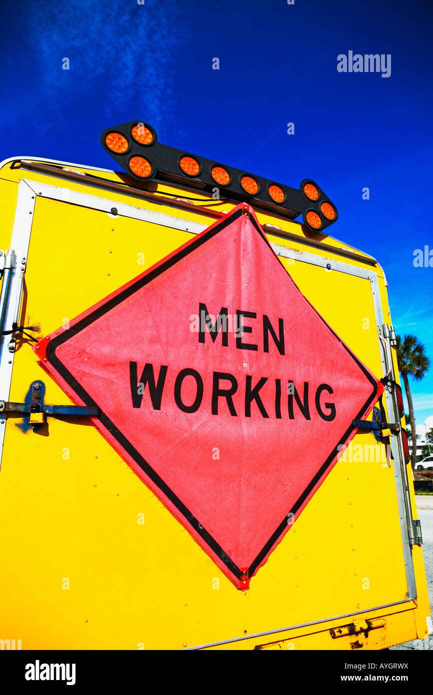 Men Working Sign High Resolution Stock Photography and Images - Alamy