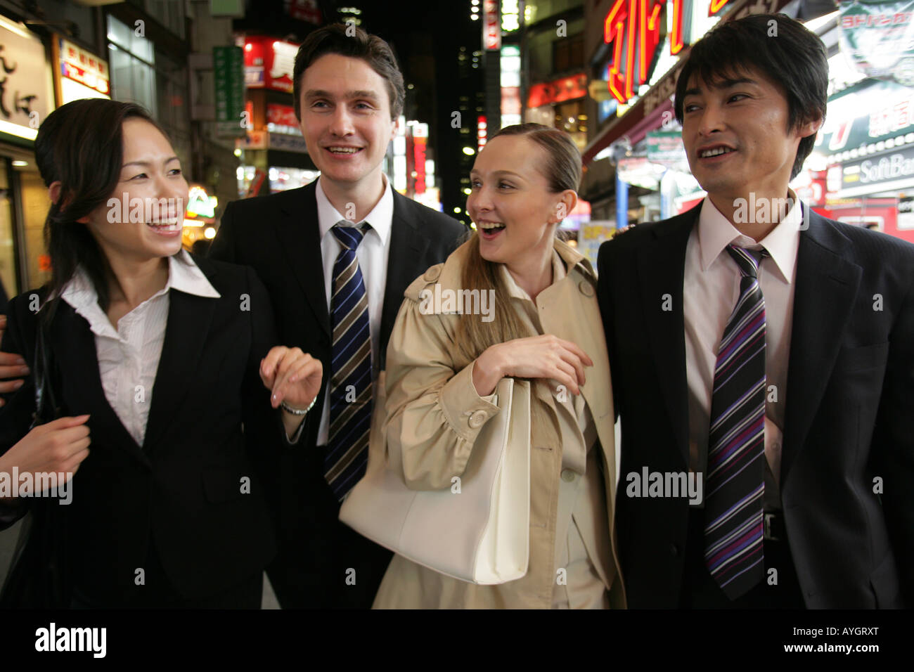 Business people laughing Stock Photo - Alamy