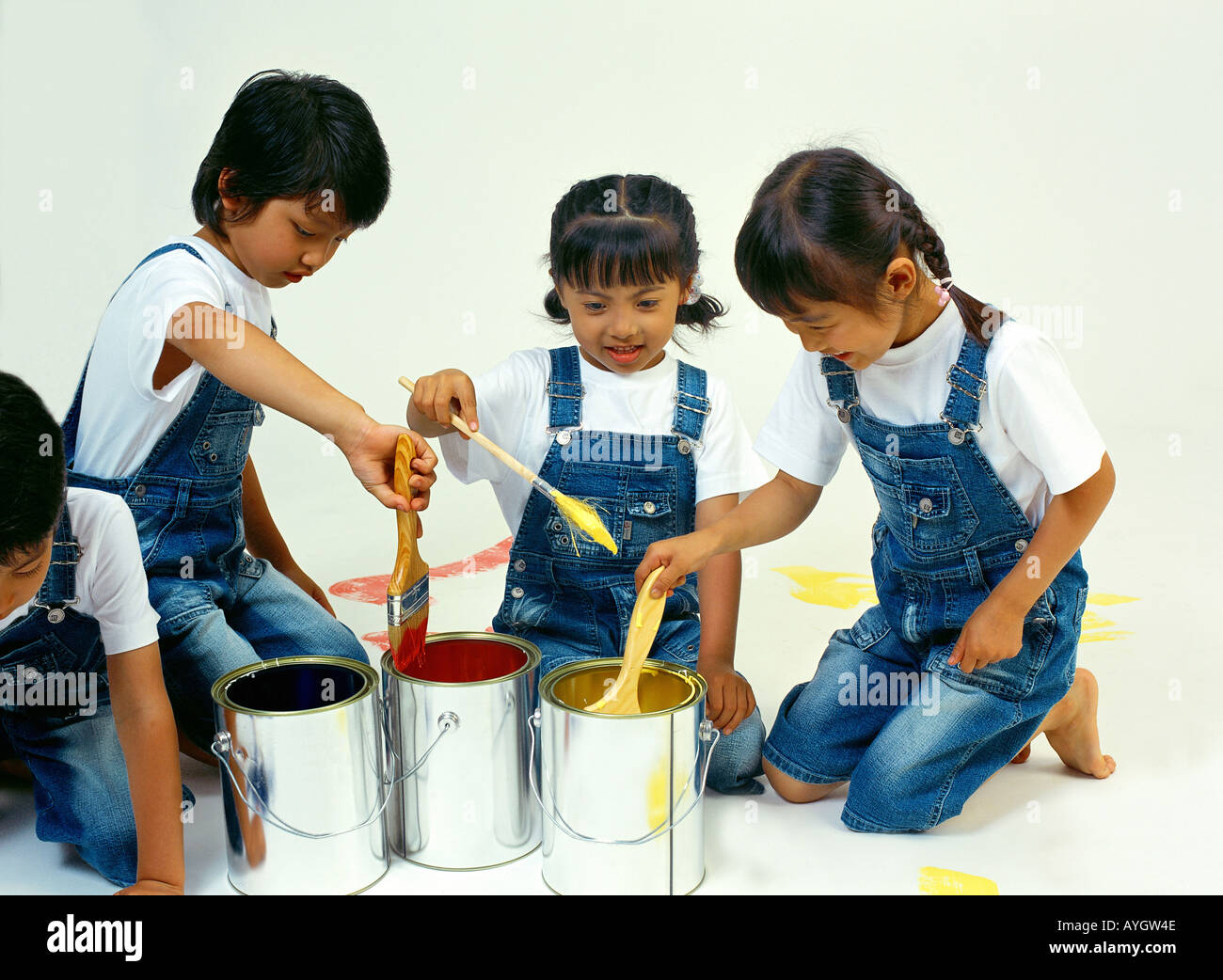 Child naughty paint hi-res stock photography and images - Alamy