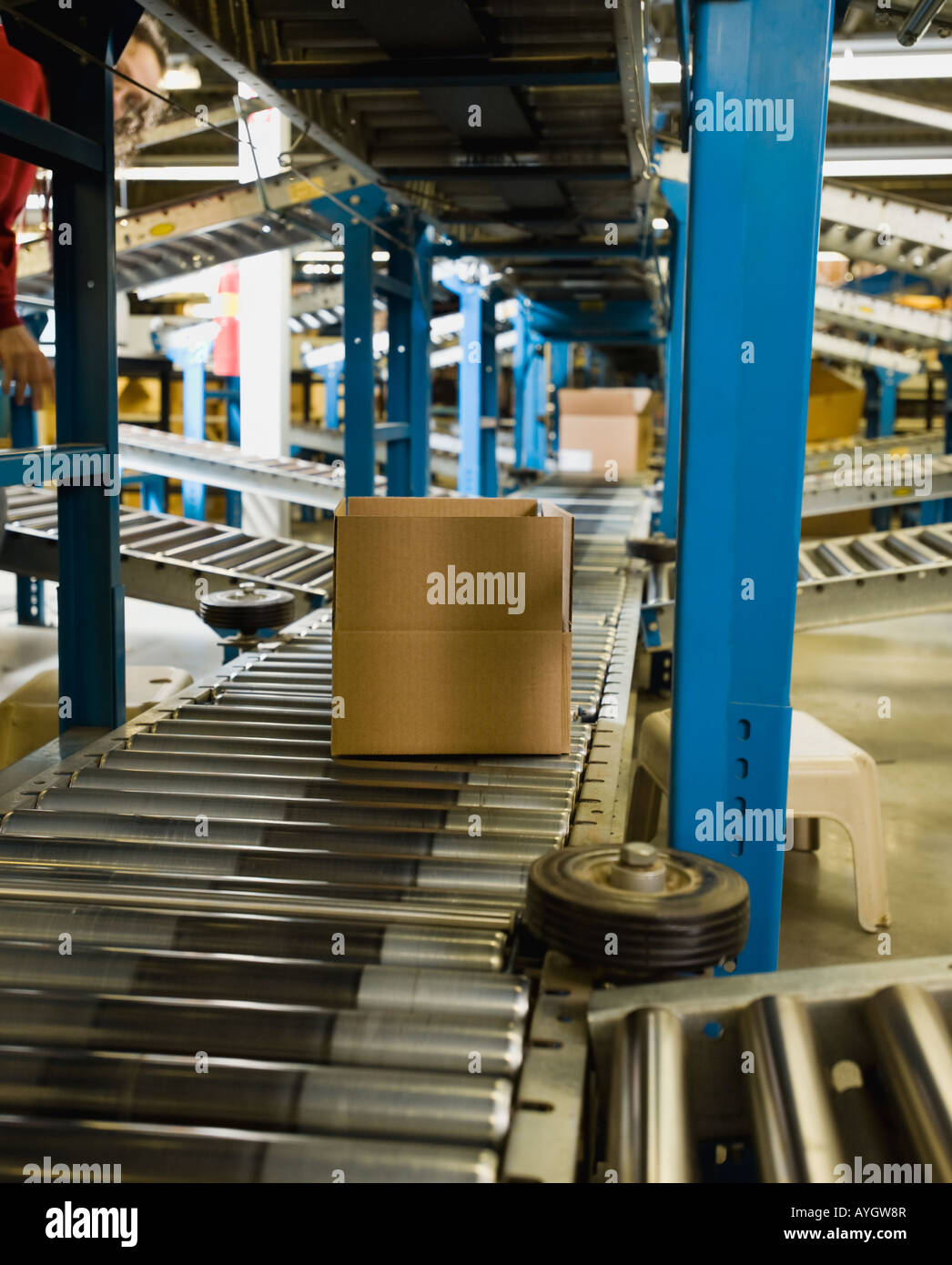 Production line boxes hi-res stock photography and images - Alamy