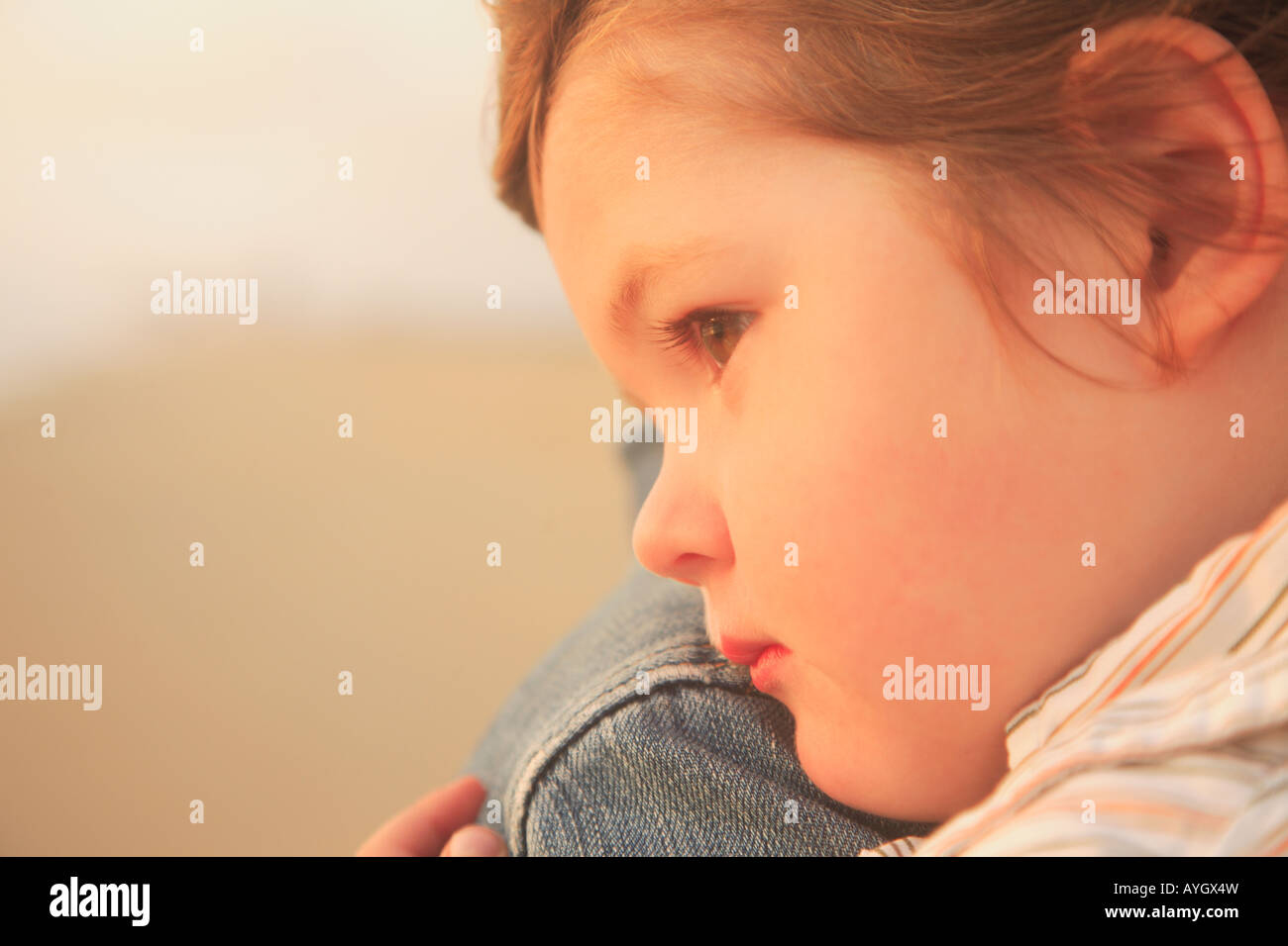 Profile head human sad image hi-res stock photography and images - Alamy