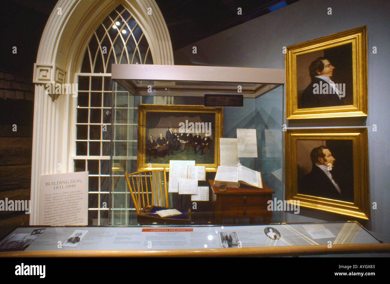 Salt Lake City Utah USA Museum of Church History Building Zion Display ...