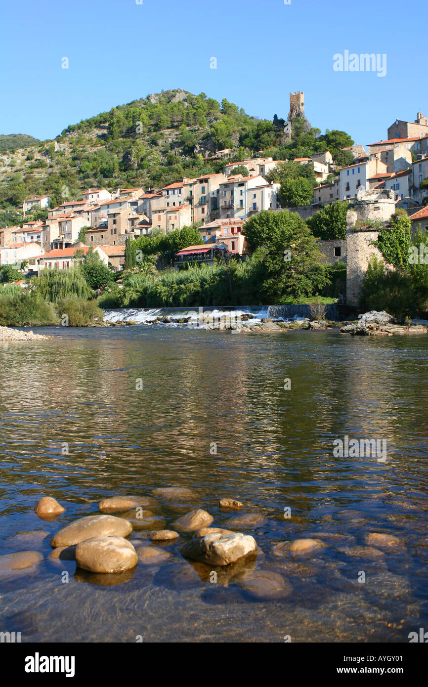 River Orb at Roquebrun France Stock Photo - Alamy