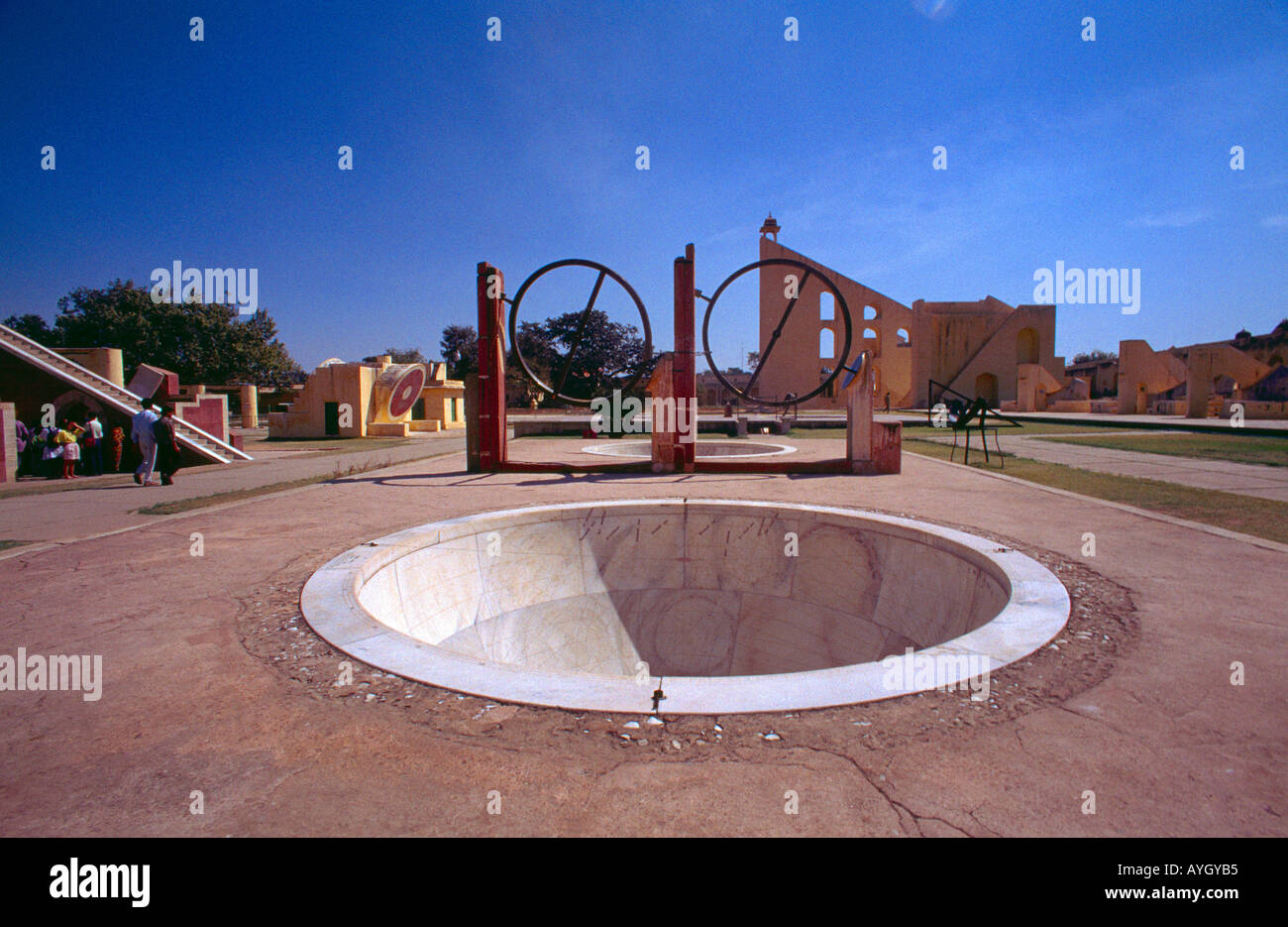 Jaipur India Observatory Jantar Mantar Stock Photo - Alamy