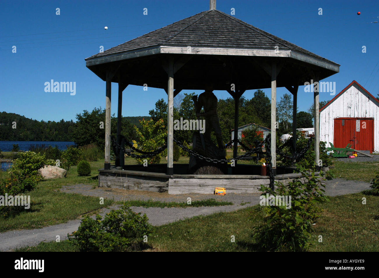 Mauricie Region Grande Piles Village Quebec Canada Stock Photo - Alamy