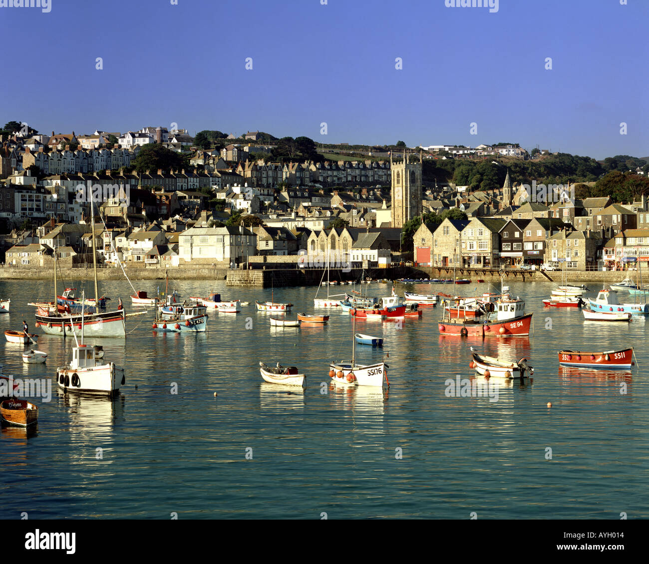 St ives historic town hi-res stock photography and images - Alamy