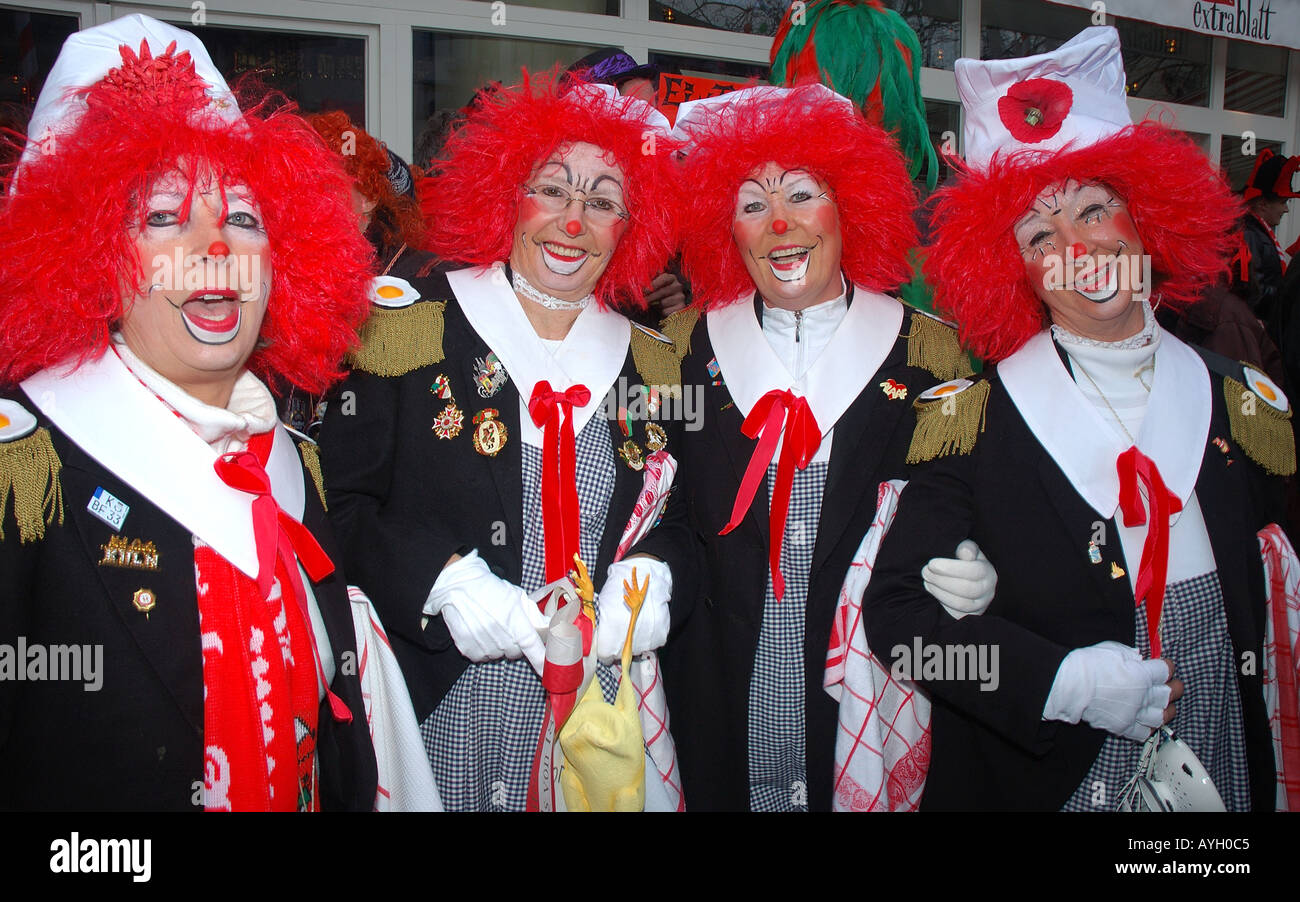 Revellers in party costumes hi-res stock photography and images - Alamy