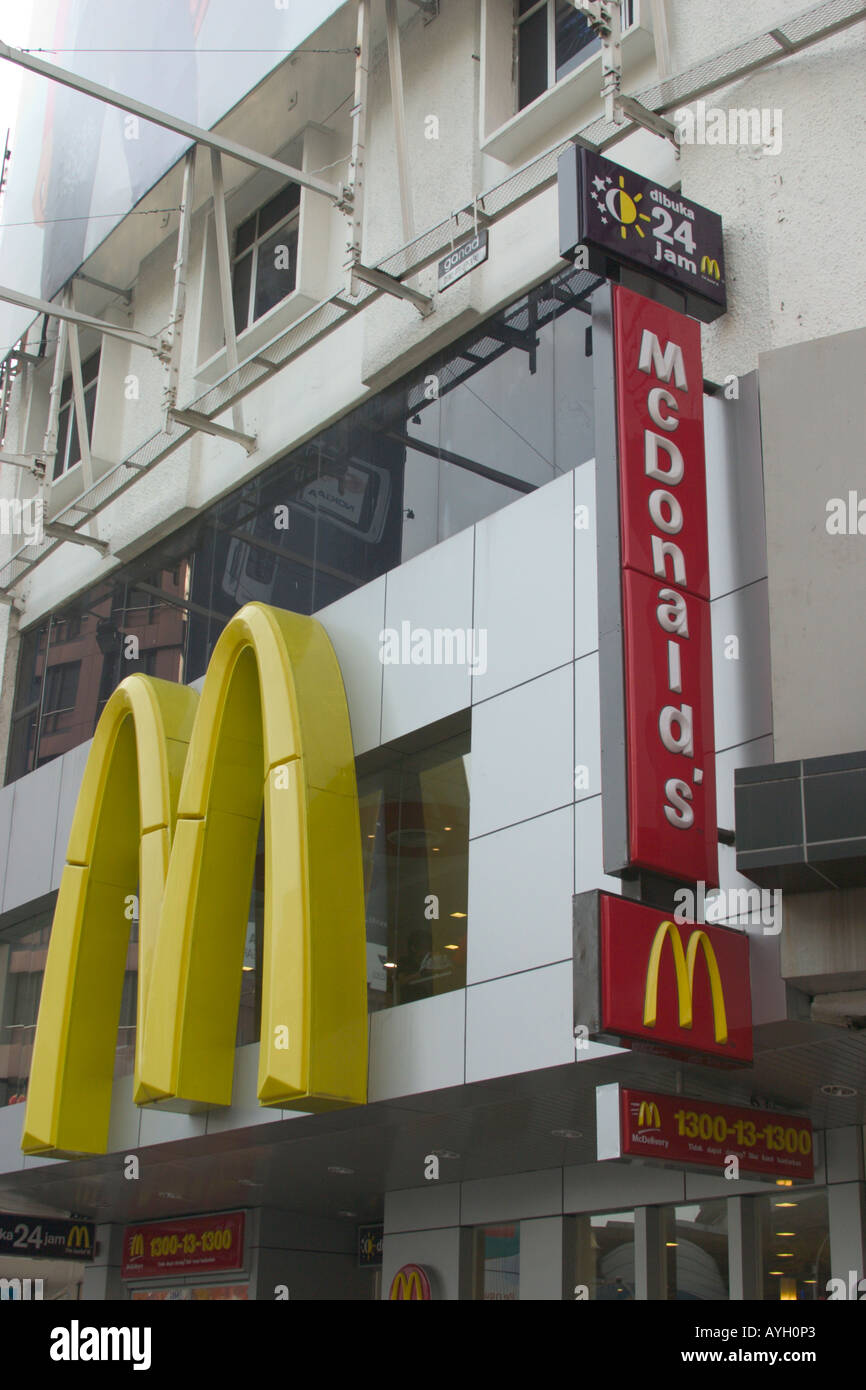 Mcdonald's outlet at Bukit Bintang, Malaysia Stock Photo - Alamy