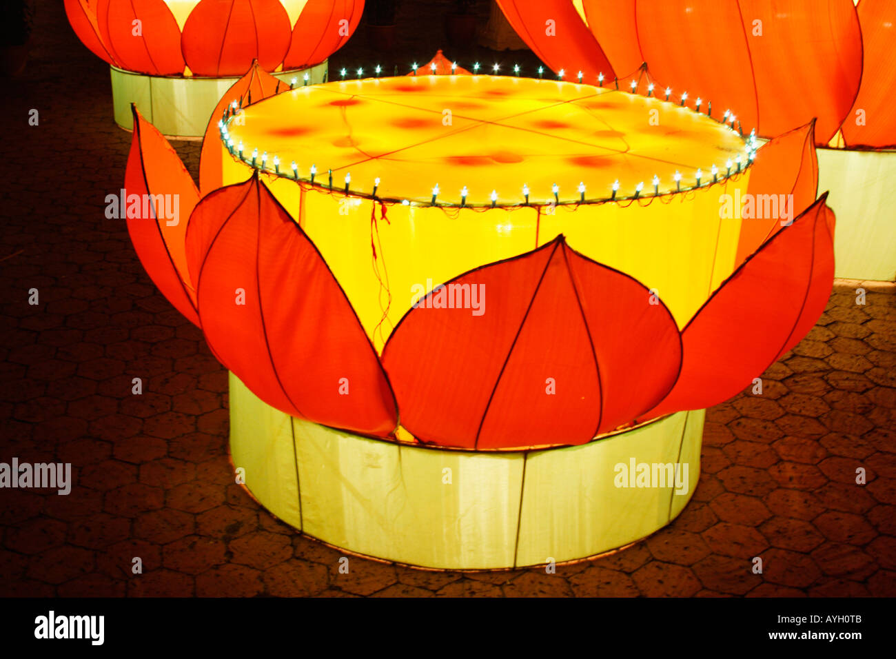 lotus shaped lantern Stock Photo - Alamy