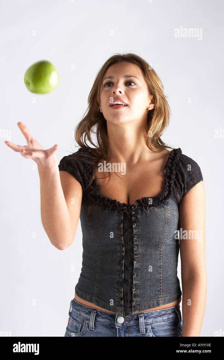 Apple cheeks hi-res stock photography and images - Alamy