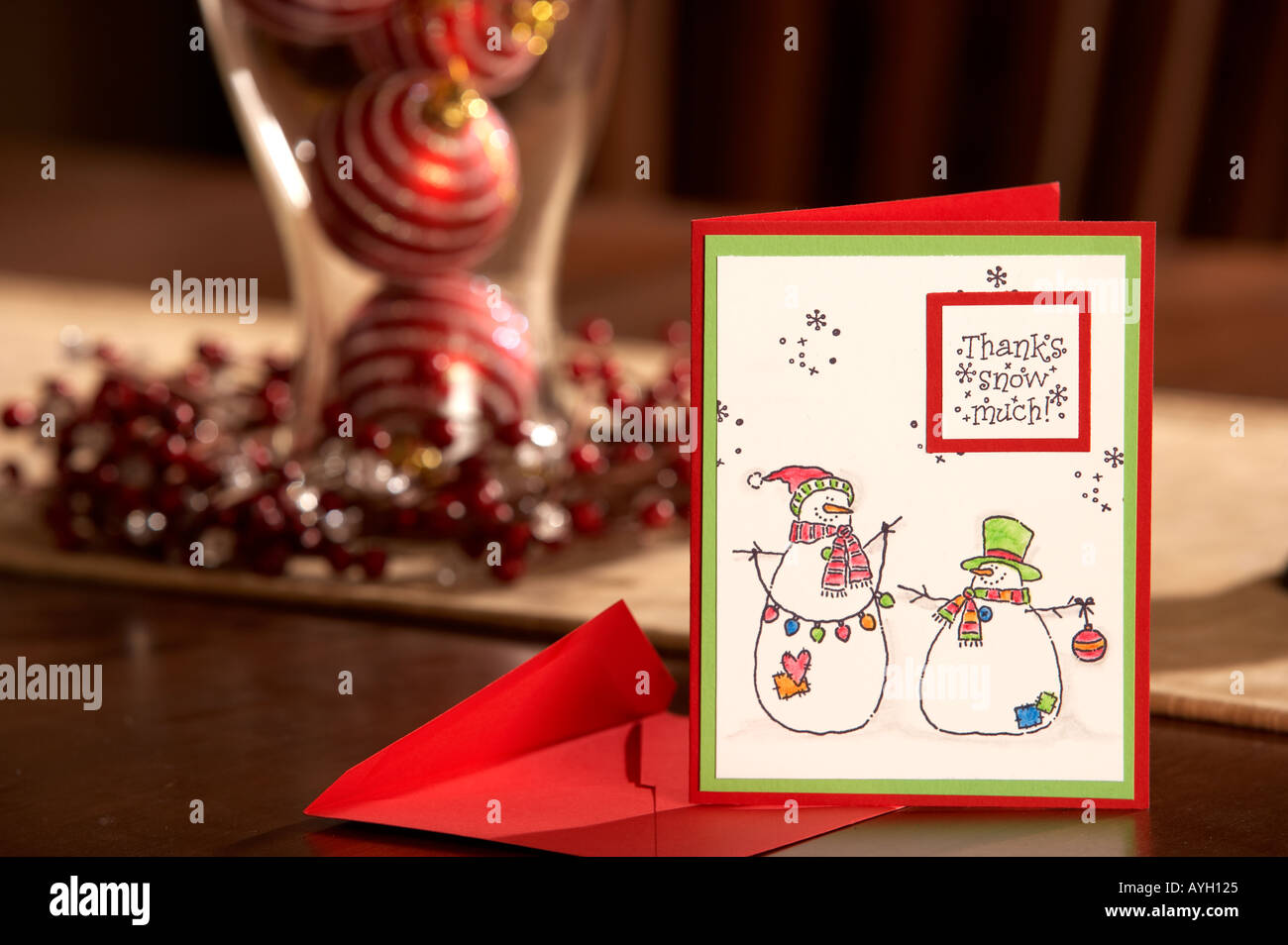 Thank you card Stock Photo - Alamy