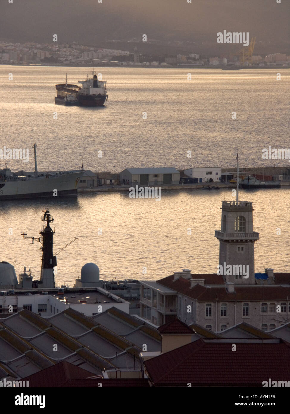 Shipyard shipyards gibraltar harbour hi-res stock photography and ...