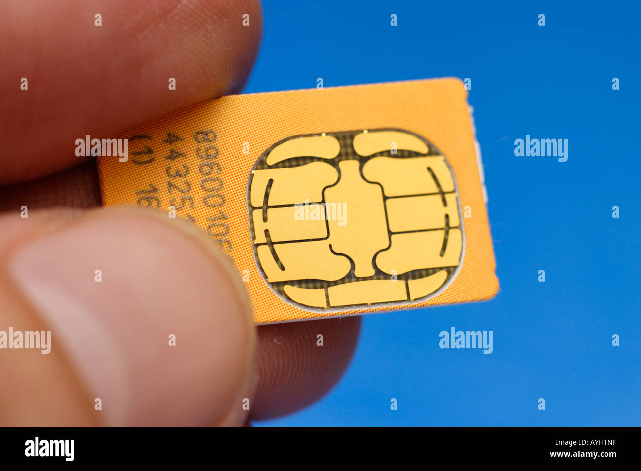 hand holding SIM card for mobile phone Stock Photo - Alamy