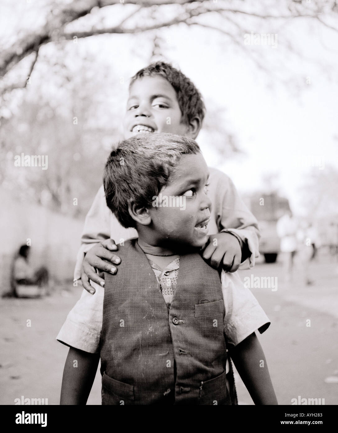 Childhood in New Delhi in India in South Asia. Child Childhood Boy Boys ...
