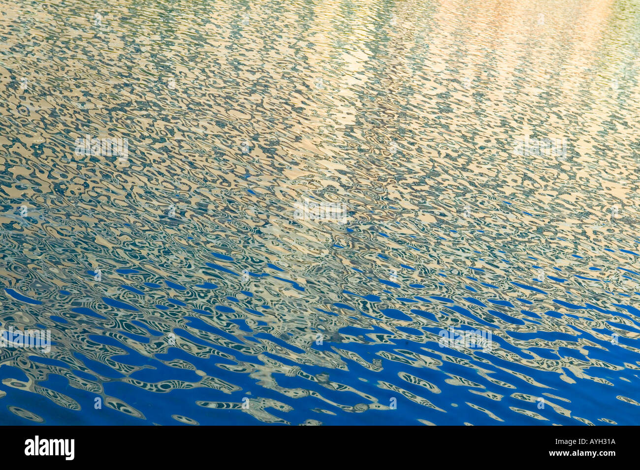 Reflections on water Stock Photo - Alamy