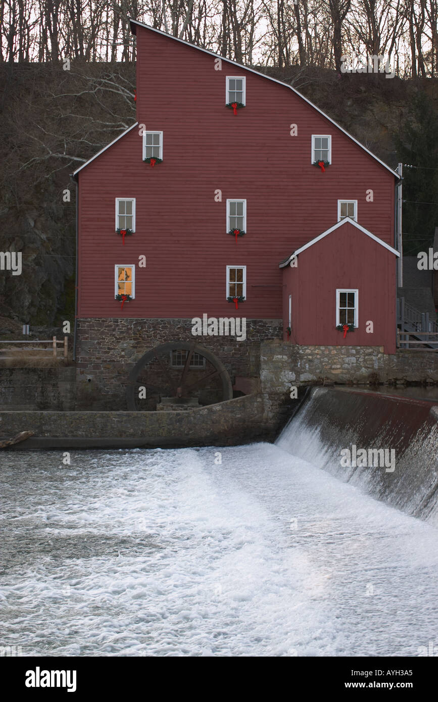 Red Mill in Clinton NJ Stock Photo - Alamy