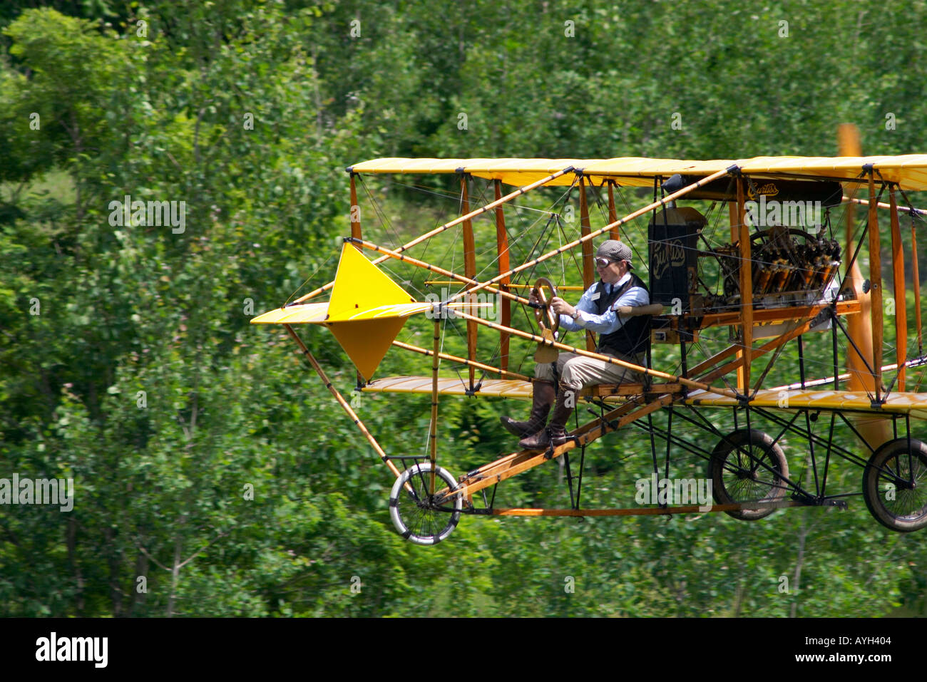 Curtiss Pusher Model D Stock Photo - Alamy