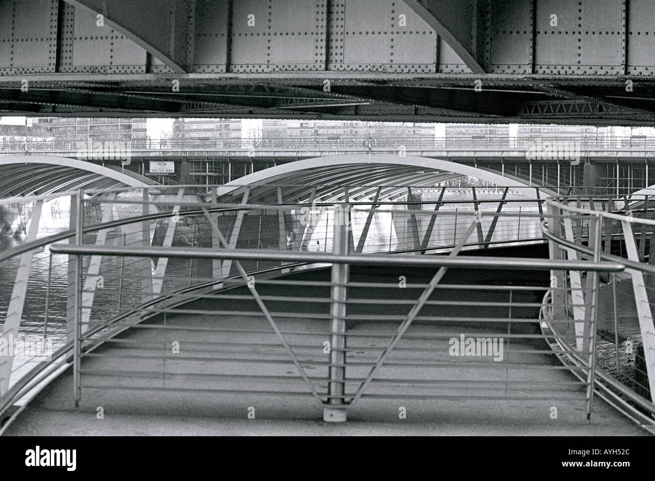 Gate and Bridge London UK Stock Photo - Alamy