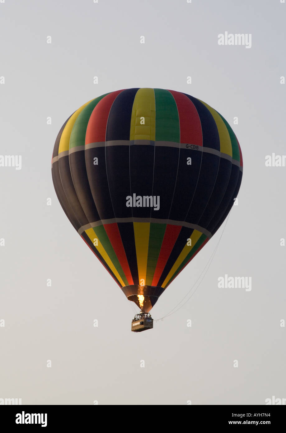 Rising Hot air Balloon Stock Photo - Alamy