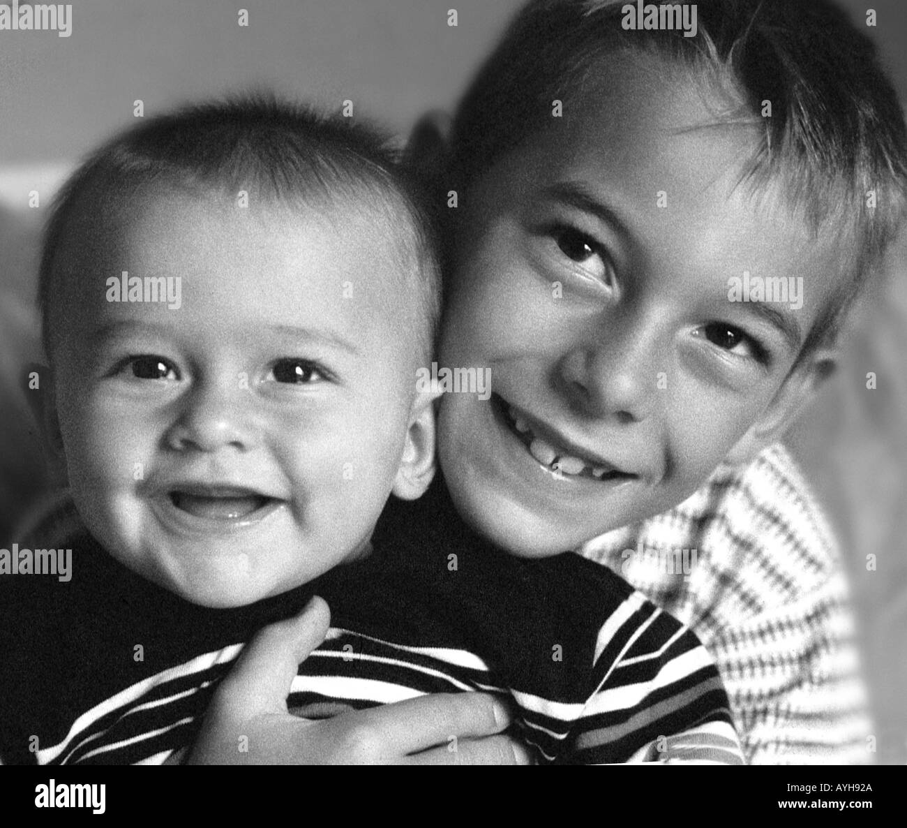 Older brothers Black and White Stock Photos & Images - Alamy