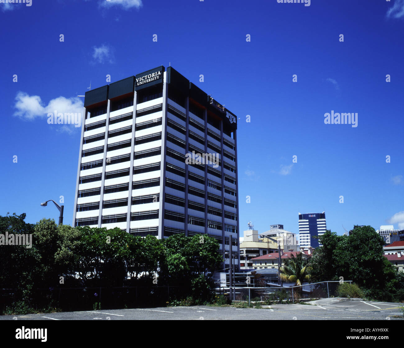 Victoria University building, Wellington, New Zealand Stock Photo - Alamy