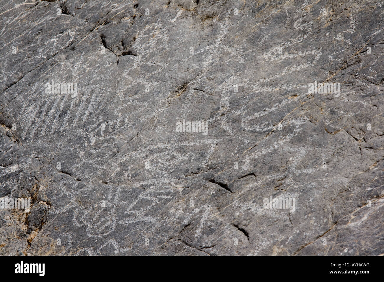 Petroglyph inscribed on rock, California, USA Stock Photo - Alamy