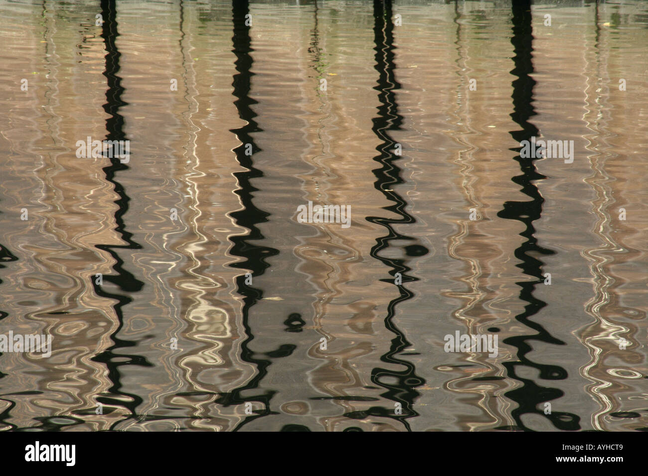Reflection on River Taff Cardiff Wales Stock Photo - Alamy