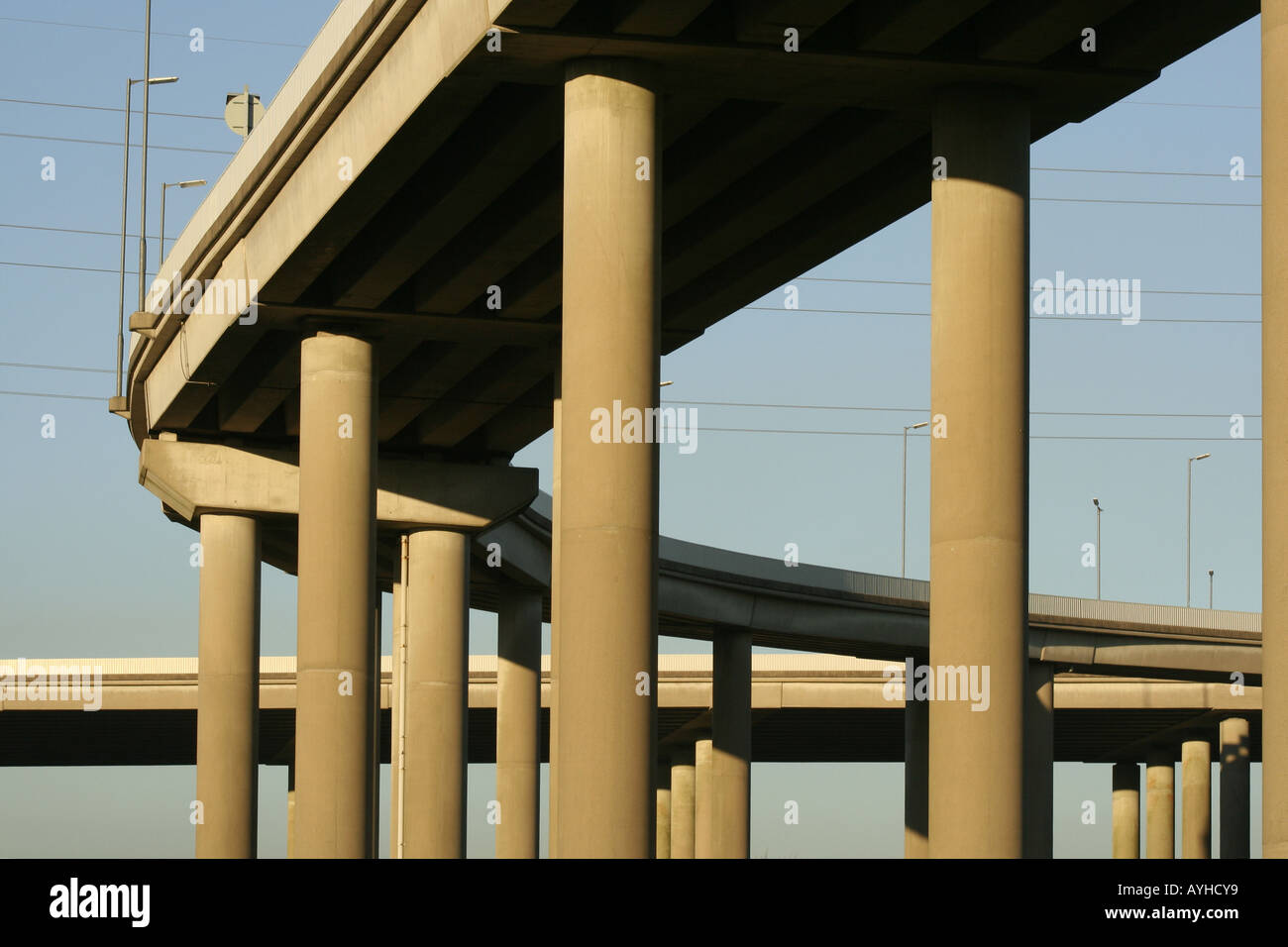 M4 motorway construction hi-res stock photography and images - Alamy