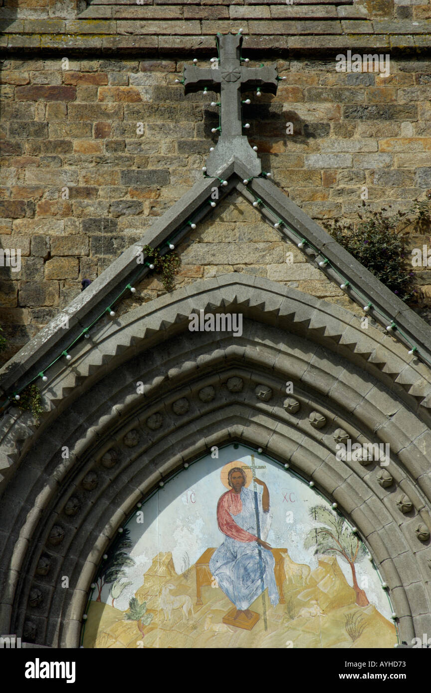 Old Church Gable Close Up Stock Photo - Alamy